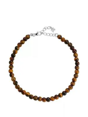 Mateo 4mm Tigers Eye Bracelet - Brown