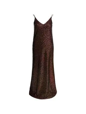 SEMPER Sequin V-neck Dress
