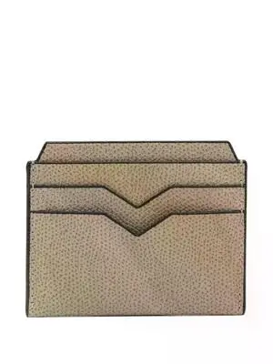 VALEXTRA Leather Wallet - Neutrals