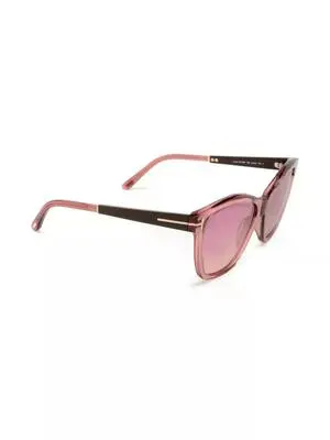 TOM FORD Lucia Square Frame Sunglasses
