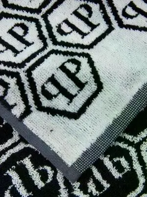 Philipp Plein Geometric-pattern Bath Towel