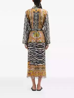 PIERRE-LOUIS MASCIA Aloe Zebra Floral Jacquard Jacket
