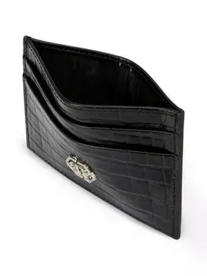Philipp Plein Logo-plaque Leather Card Holder