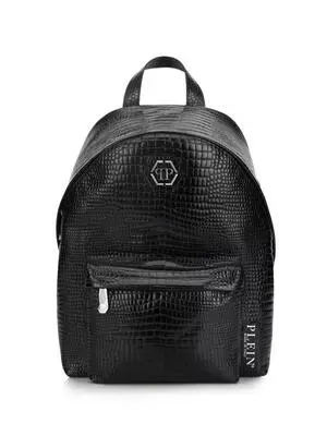 Philipp Plein Top-handle Leather Backpack - Black