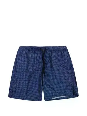 DRUMOHR Geometric-print Swim Shorts - Blue