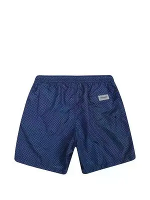 DRUMOHR Geometric-print Swim Shorts - Blue