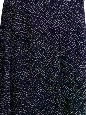 MARANT ETOILE Lycia Asymmetric Patterned Midi Skirt