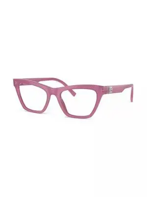 Dolce & Gabbana Cat-eye Frame Glasses - Pink