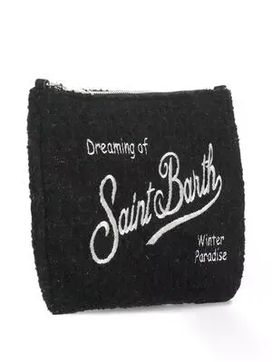 MC2 SAINT BARTH Tweed Embroidered Clutch