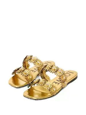 Loewe Flower-embellished Flat Sandals