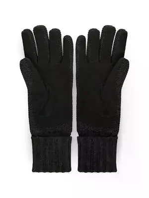 MOORER Ribbed-trim Gloves