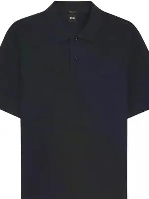 BOSS Cotton Polo Shirt - Blue