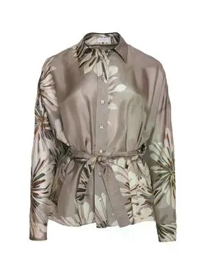 Brunello Cucinelli Floral Shirts For Women