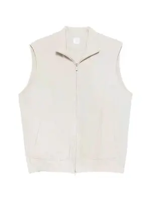 Eleventy Zipped Gilet - Neutrals