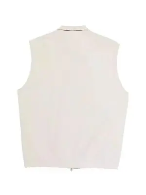 Eleventy Zipped Gilet - Neutrals
