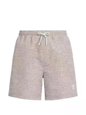 Brunello Cucinelli Patterned Swim Shorts
