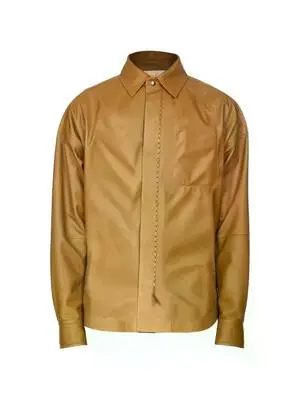 FERRAGAMO Chain Leather Jacket