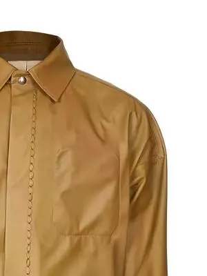 FERRAGAMO Chain Leather Jacket