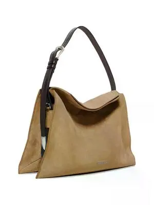 ORTIGNI Medium Trinity Leather Shoulder Bag