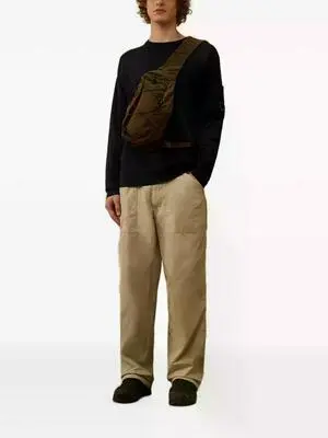 C.P. COMPANY Lens Patch Sweater - Blue