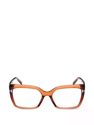 TOM FORD Full Rim Eyeglasses - Brown