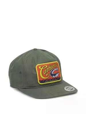 Carhartt Work In Progress Patch-detail Baseball Cap - Green