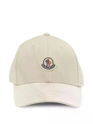Moncler Logo-patch Cap - Neutrals