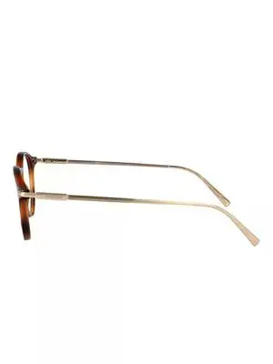 FERRAGAMO Round Frame Eyeglasses