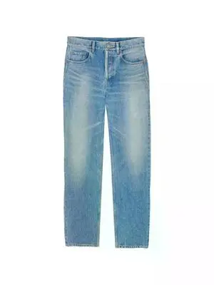 Saint Laurent Contrast Stitching Jeans For Men