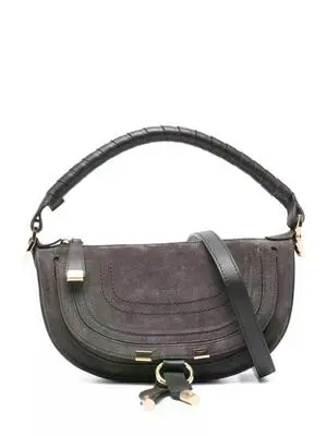 Chloé Suede Shoulder Bag - Grey