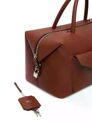 Max Mara Cargo Pocket Top Handle Tote Bag - Brown