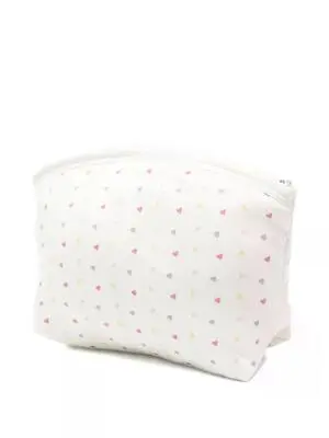 Petit Bateau Heart-print Makeup Bag