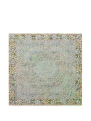 PIERRE-LOUIS MASCIA Floral Print Scarf - Blue