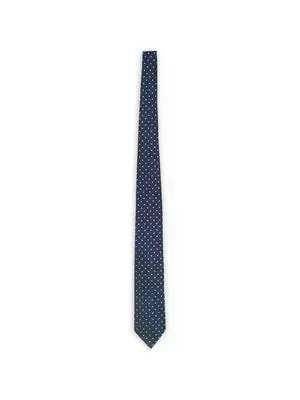 TOM FORD Polka-dot Neck Tie - Blue