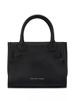 Philipp Plein Dynasty Leather Tote - Black