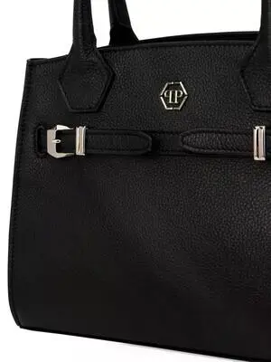 Philipp Plein Dynasty Leather Tote - Black