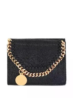 Stella McCartney Falabella Tri-fold Wallet - Black