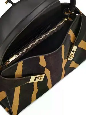 FERRAGAMO M Hug Zebra-pattern Shoulder Bag