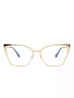 TOM FORD Cat-eye Glasses - Gold