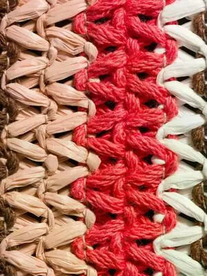 Miu Miu Raffia-effect Woven Tote Bag - Brown