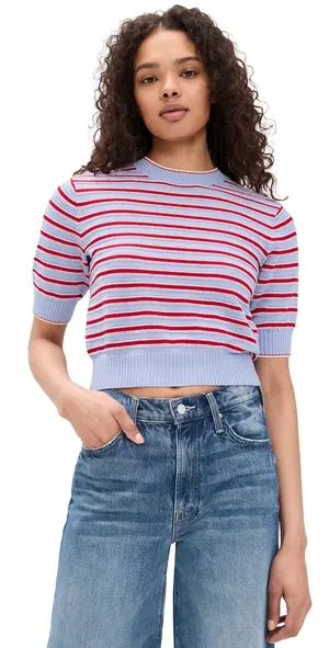 Madewell Ella Stitch Stripe Tee