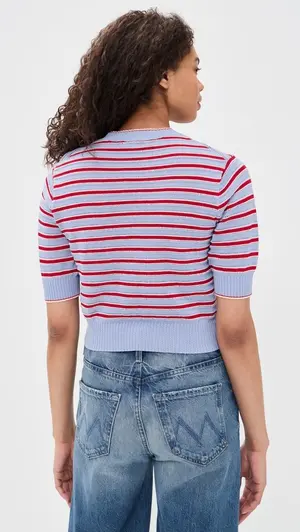 Madewell Ella Stitch Stripe Tee