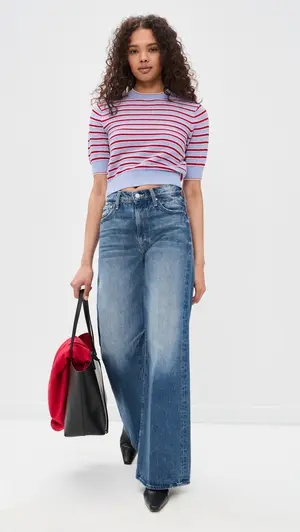 Madewell Ella Stitch Stripe Tee