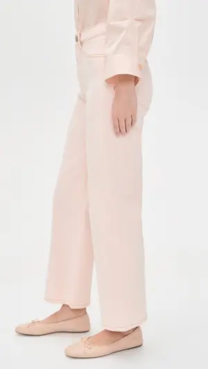 DL1961 Karmine Refined Wide Leg High Rise Jeans