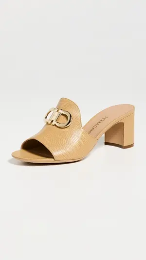FERRAGAMO Rexy 55 Sandals - Light Camel/biscotto