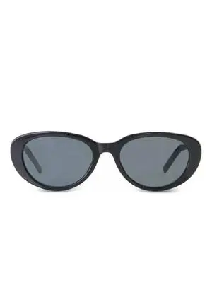 Saint Laurent Oval-frame Sunglasses - Black