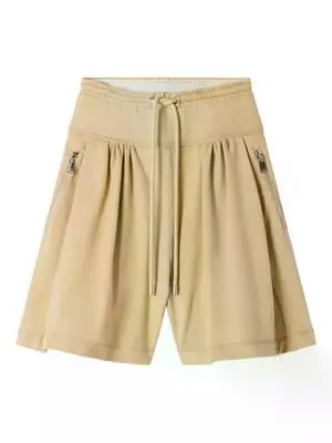 LANVIN Zip Pleated Shorts