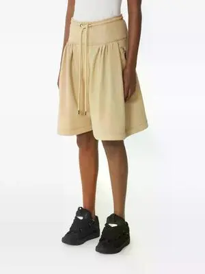 LANVIN Zip Pleated Shorts