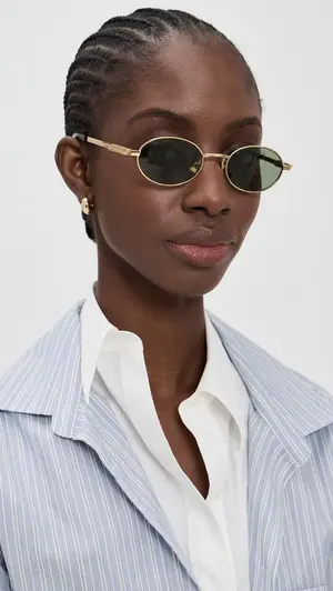 Bottega Veneta Stretch Metal Sunglasses