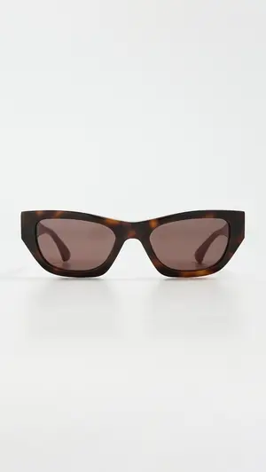 Gucci Web Stripe Cat Eye Sunglasses